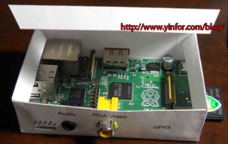Make a paper Raspberry Pi case - David Yin's Blog