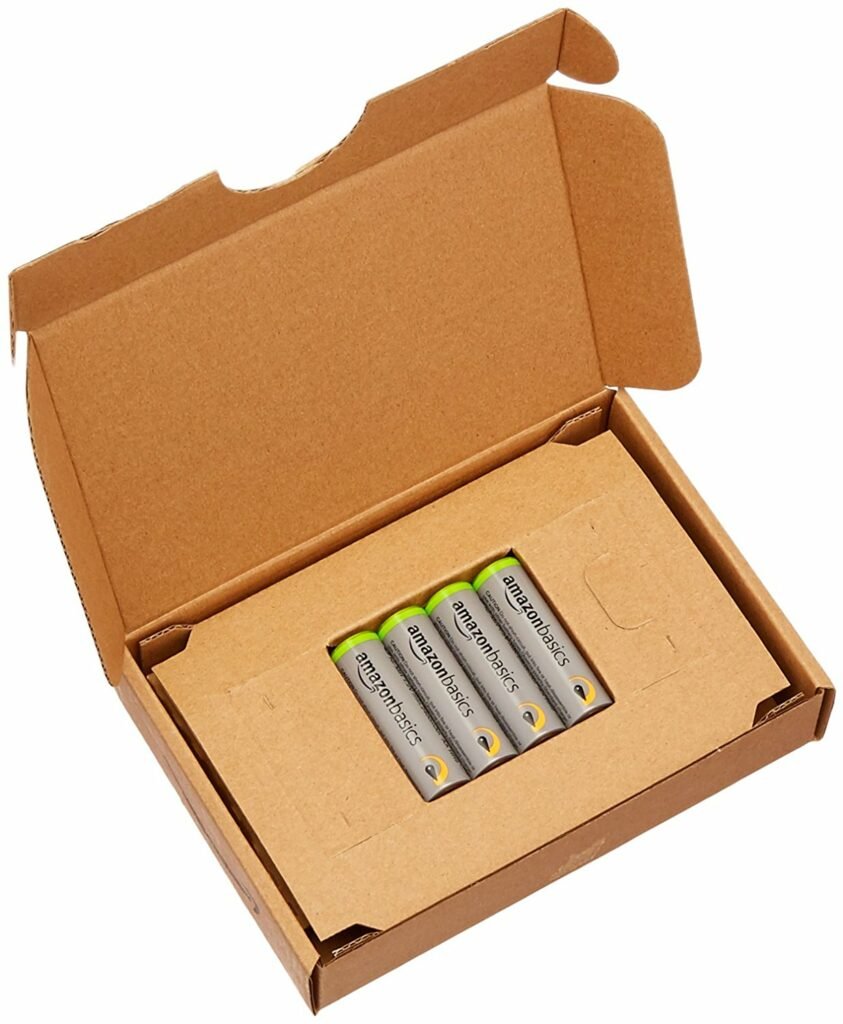 Amazon Basics AA High-Capacity Rechargeable Batteries (4-Pack) Pre ...