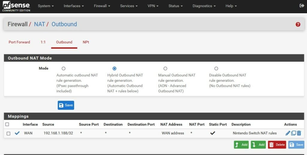 Fix the Nintendo Switch NAT type D problem - David Yin's Blog