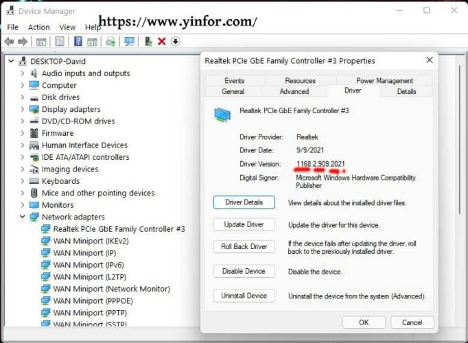 Windows 11 NIC driver did affect the speed - David Yin's Blog