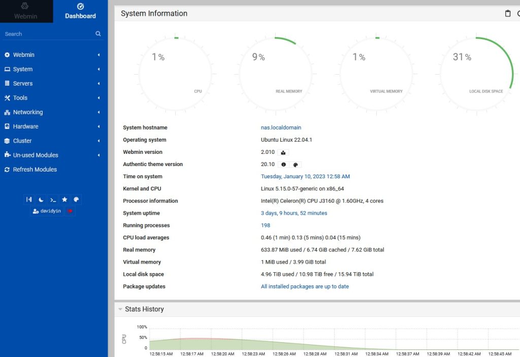 How I install my NAS system based on Ubuntu 22.04 lts - David Yin's Blog