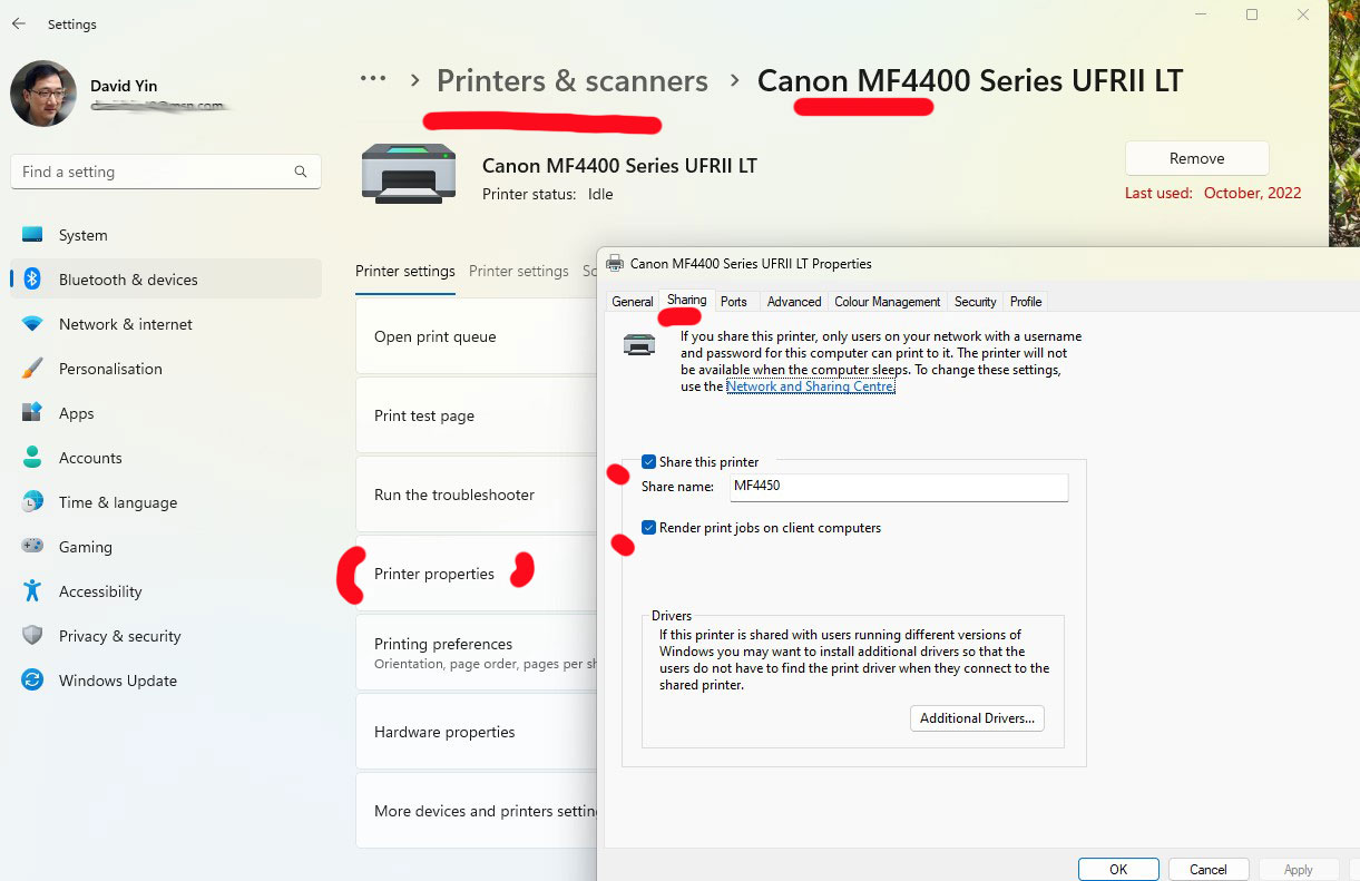 How to share the Printer to Windows 10? - David Yin's Blog